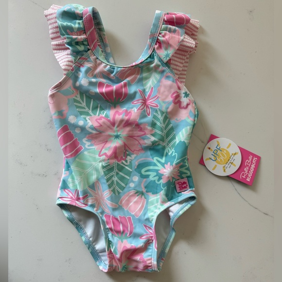 Ruffle Butts | Swim | Ruffle Butts One Piece Floral Swimsuit 824 M In ...